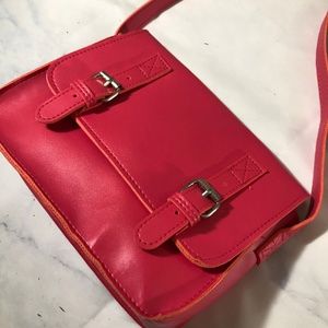Bags | Hot Pink Crossbody Buckle Shoulder Bag Purse Nwot | Poshmark